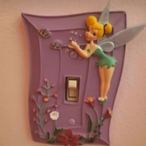 Other | Disney 3d Tinkerbell Light Switch Cover | Poshmark